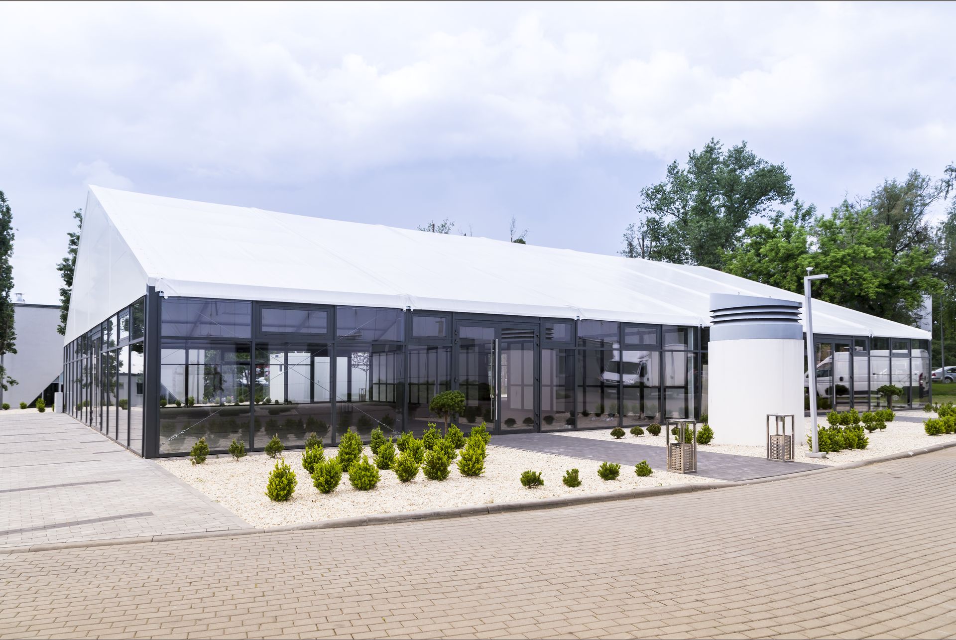 Toruń event marquee - Projects - Protan Elmark